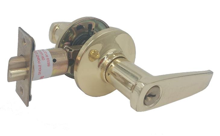 Dorex Entry Manhattan Lever Brass Weiser Keyway | Cypress Security Products